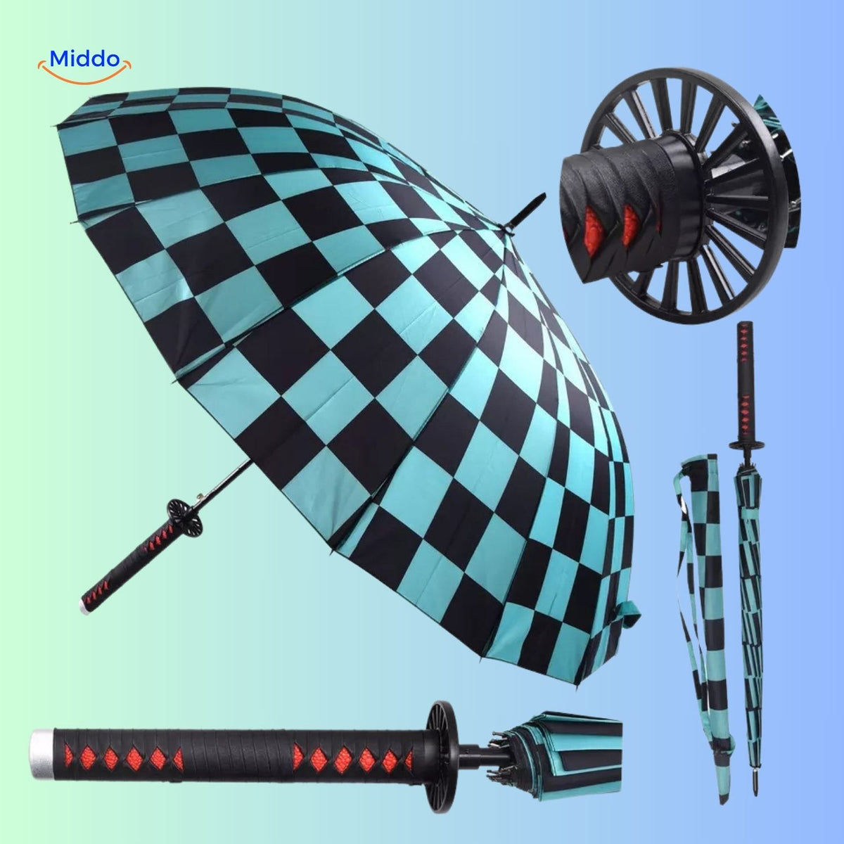 ZenBrella™ Anime Parasol | UV-bescherming, Lichtgewicht & Stijlvol – Middo