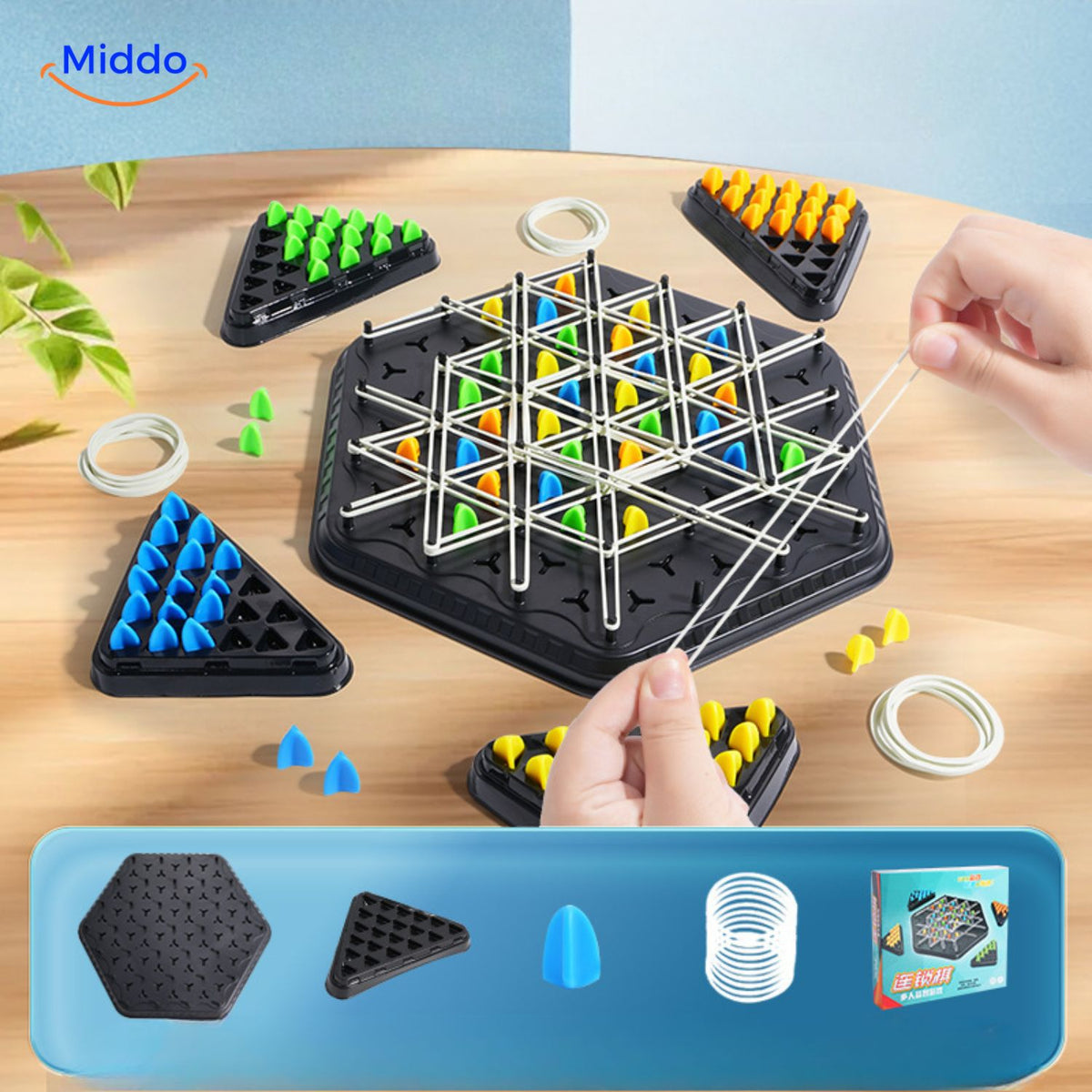 BrainFlex™ Schaak | Strategie, Precisie & Familieplezier! – Middo