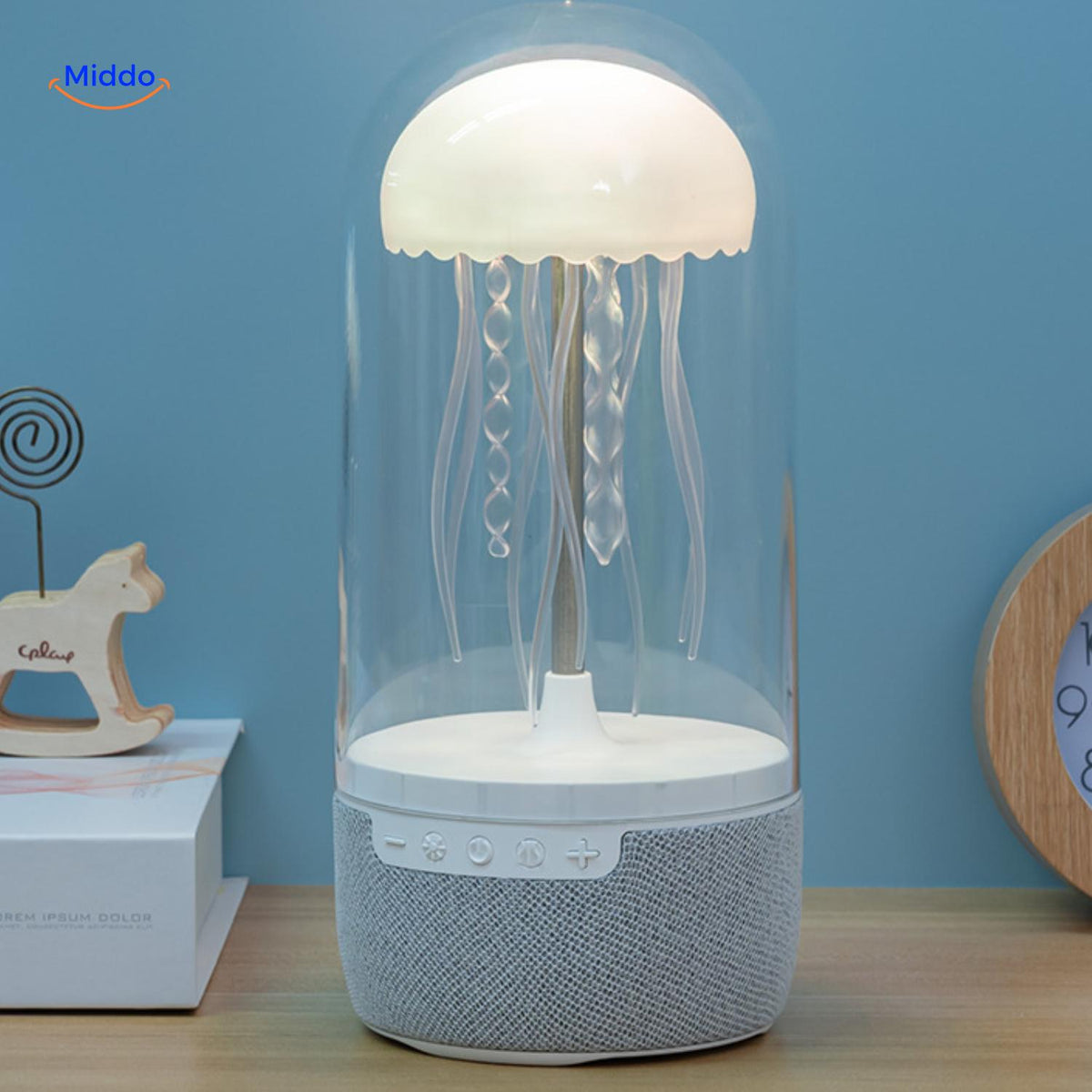 JellyGlow™ luidspreker | Mini Bluetooth met Kleurrijke Lichten – Middo